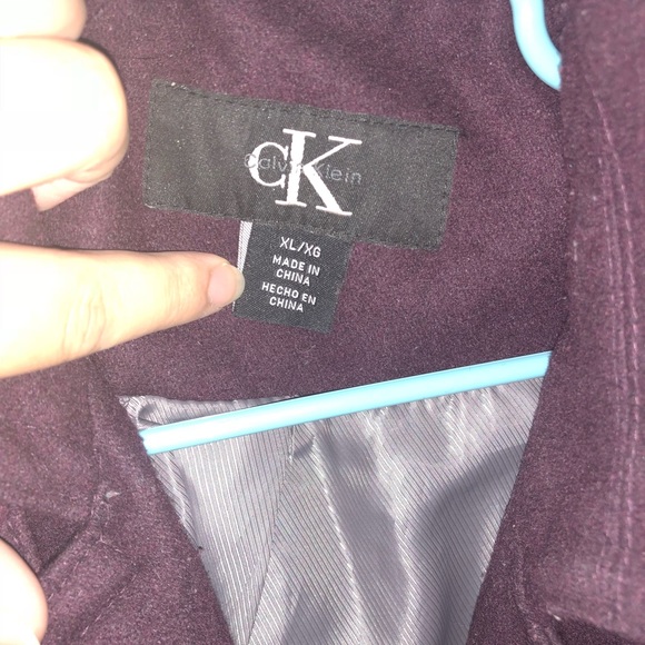 Calvin Klein | Jackets & Coats | Plum Coat | Poshmark